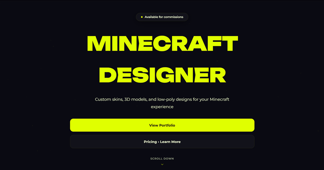 Dava_Wasab — Minecraft Designer